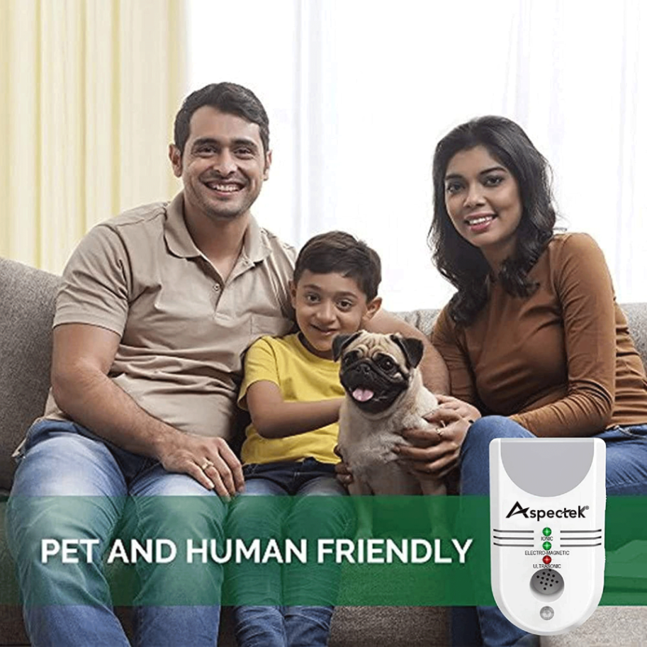 5 in 1 Home Sentinel Indoor Ultrasonic Pest Repeller – Aspectek