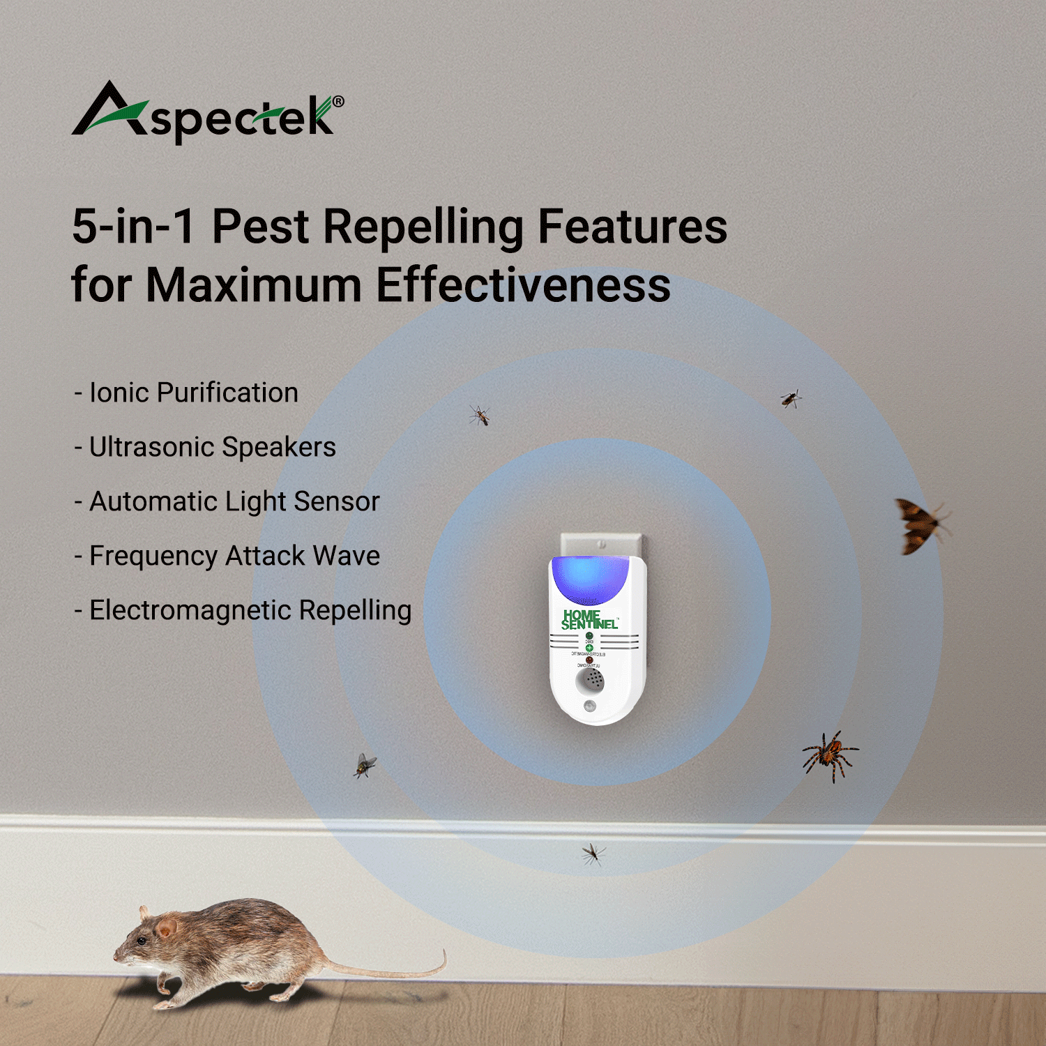 🚫 Say Goodbye to Pests with Our Innovative Pest Repeller! 🚫 – Aspectek